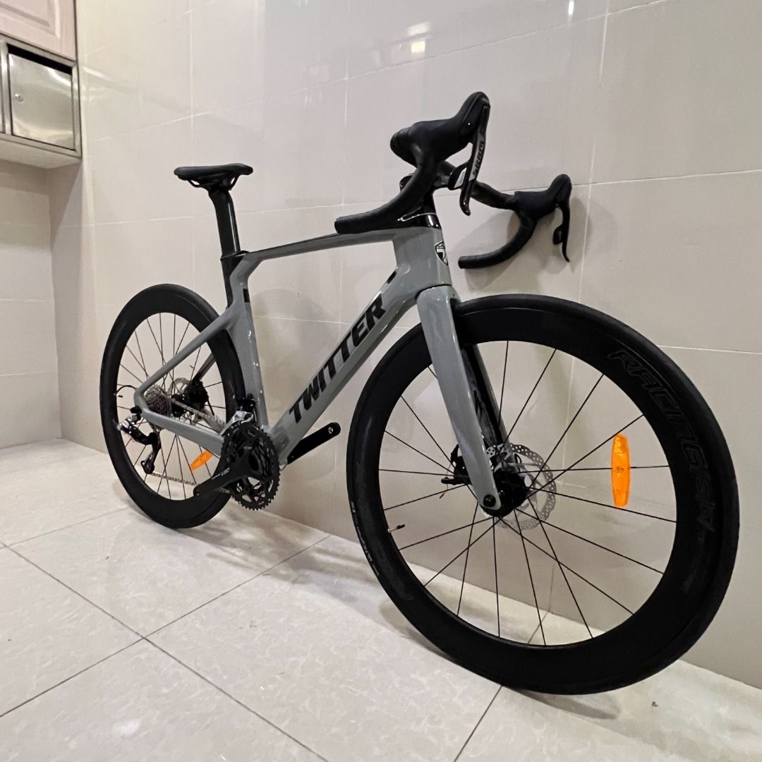 New TWITTER R5 Carbon Road Bike Shimano R7000 105 Shifter C brake/Disc ...