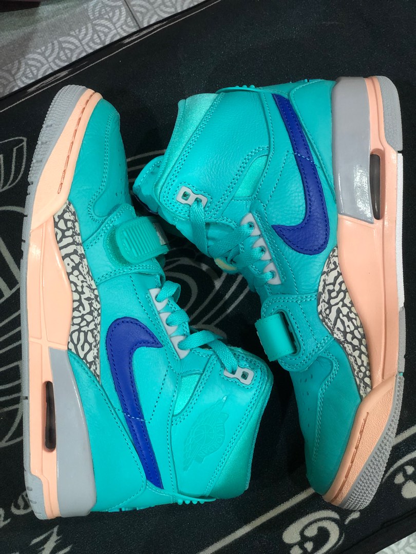 Nike air jordan legacy hyper jade on Carousell