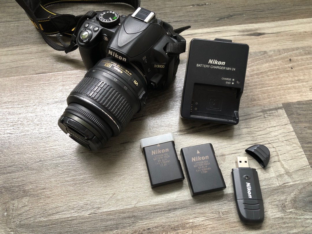 Nikon D3100 Full Set, Photography, Cameras on Carousell