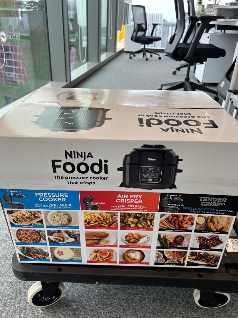 Ninja Foodi 8 in 1 multi cooker + air fryer (OP300), TV & Home Appliances, Kitchen Appliances ...