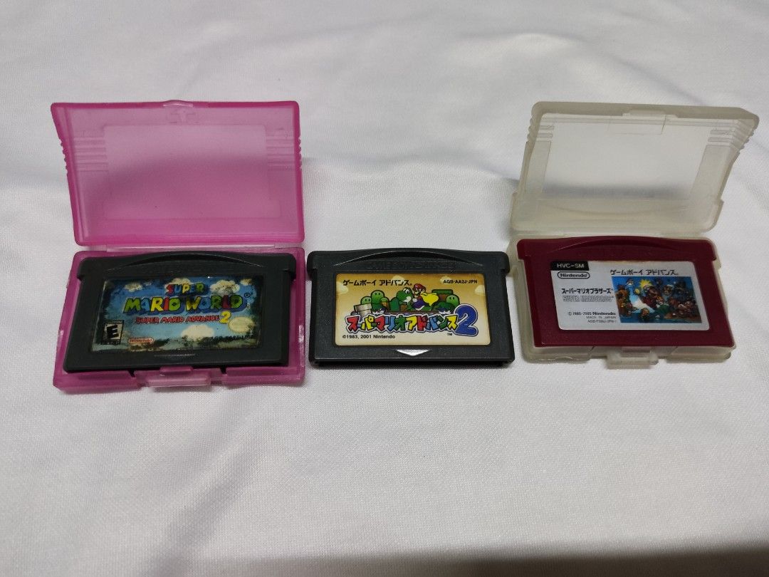 Nintendo GBA Games Mario Set, Video Gaming, Video Games, Nintendo on ...