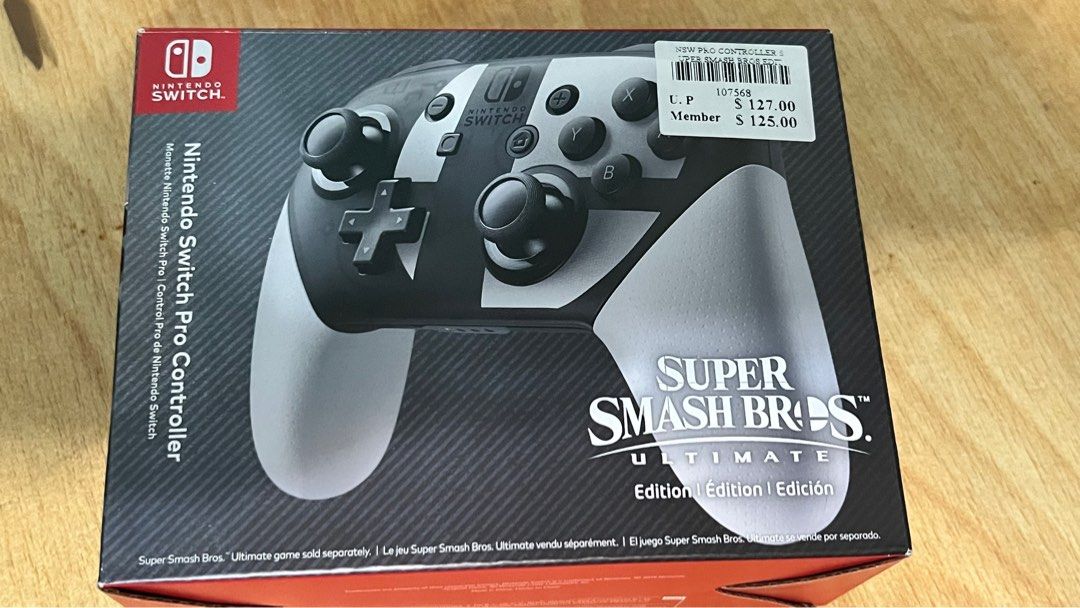 Nintendo Switch Pro Wireless Controller Super Smash Bros Special ...