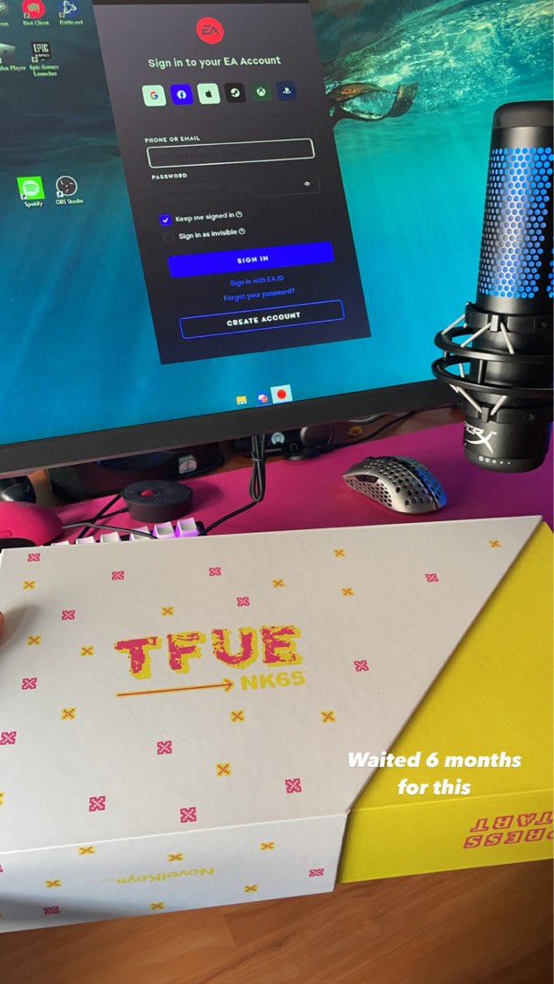 NovelKeys x Tfue keyboard, Computers & Tech, Parts & Accessories ...