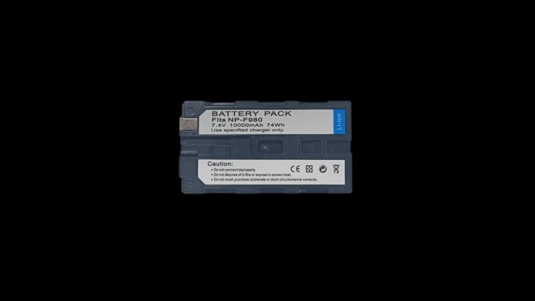 NP-F980 Battery with Battery Strength indicator. OEM (Sony Battery ...