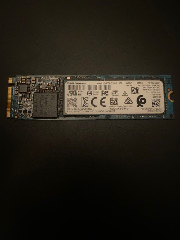 NVMe SSD 256GB, Computers & Tech, Parts & Accessories, Computer Parts ...