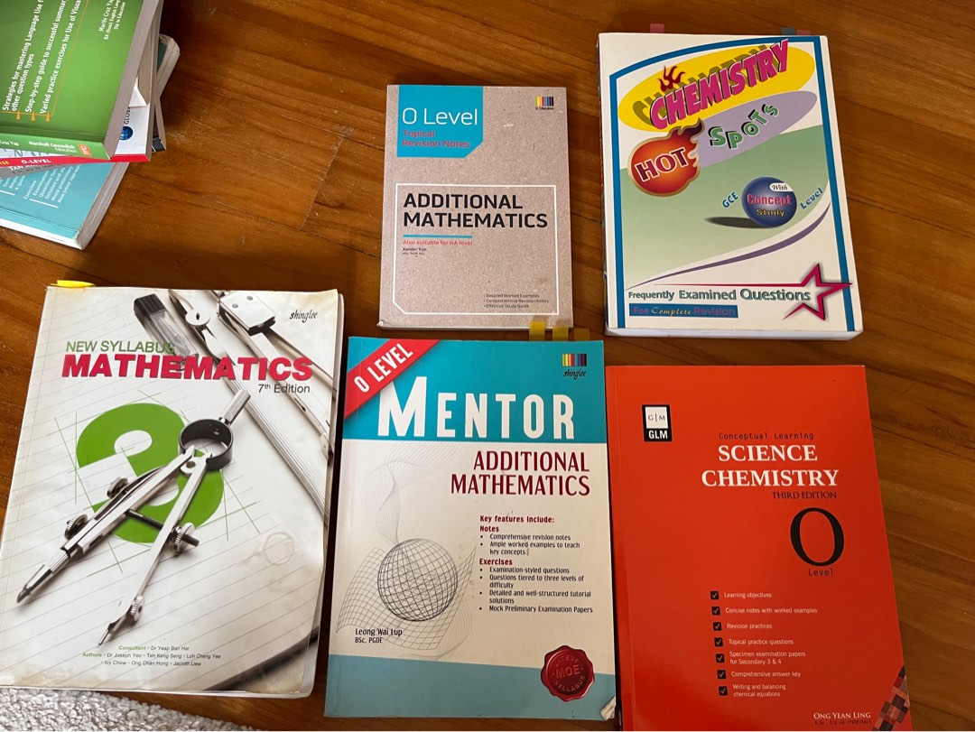 O level ‘A’ math , ‘e math’ and chemistry books, Hobbies & Toys, Books ...