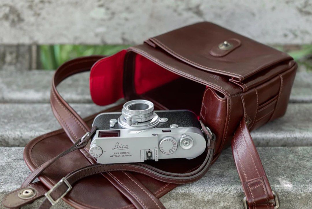 Oberwerth Bayreuth Vintage camera leather bag not Herz Wotancraft ona ...