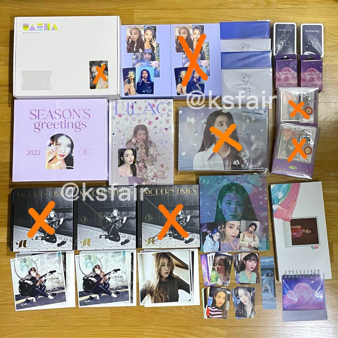 OFFICIAL IU Album Photocard DVD Postcard Binder Uaena Fanclub Fankit ...