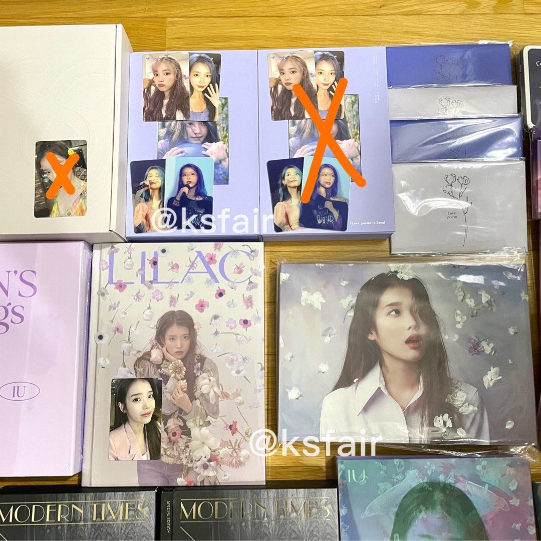 OFFICIAL IU Album Photocard DVD Postcard Binder Uaena Fanclub Fankit ...