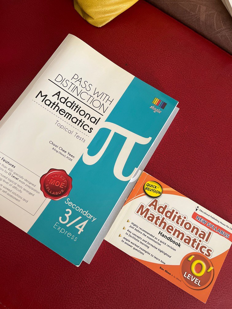 [2 for $10] O-Level Additional Mathematics (A-maths), Hobbies & Toys ...