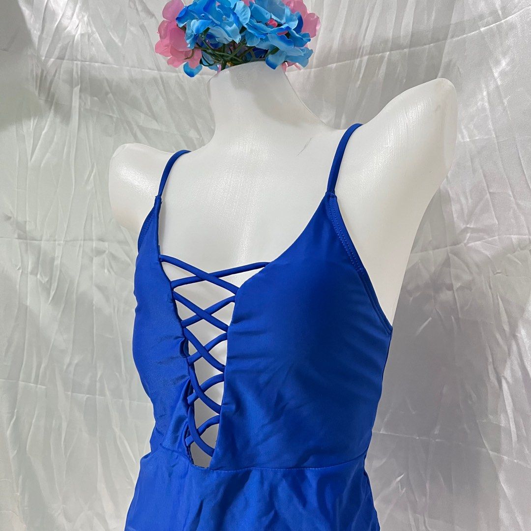 One Piece Strap Front Swimwear On Carousell