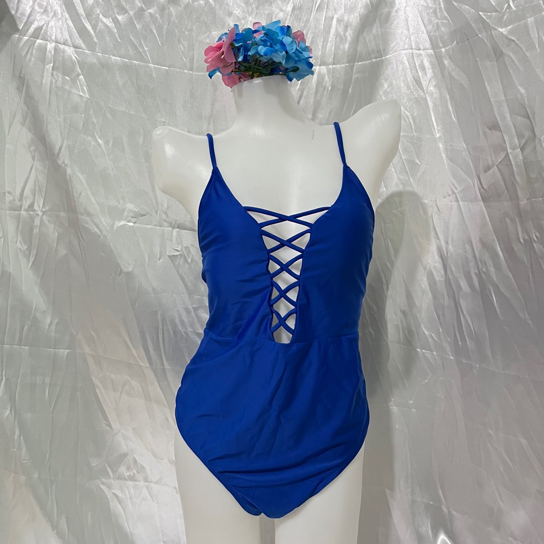 One Piece Strap Front Swimwear On Carousell