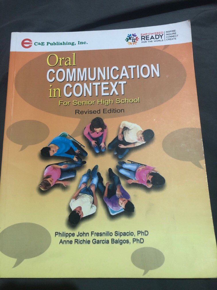 Oral Communication in Context For Senior High School Revised Edition ...