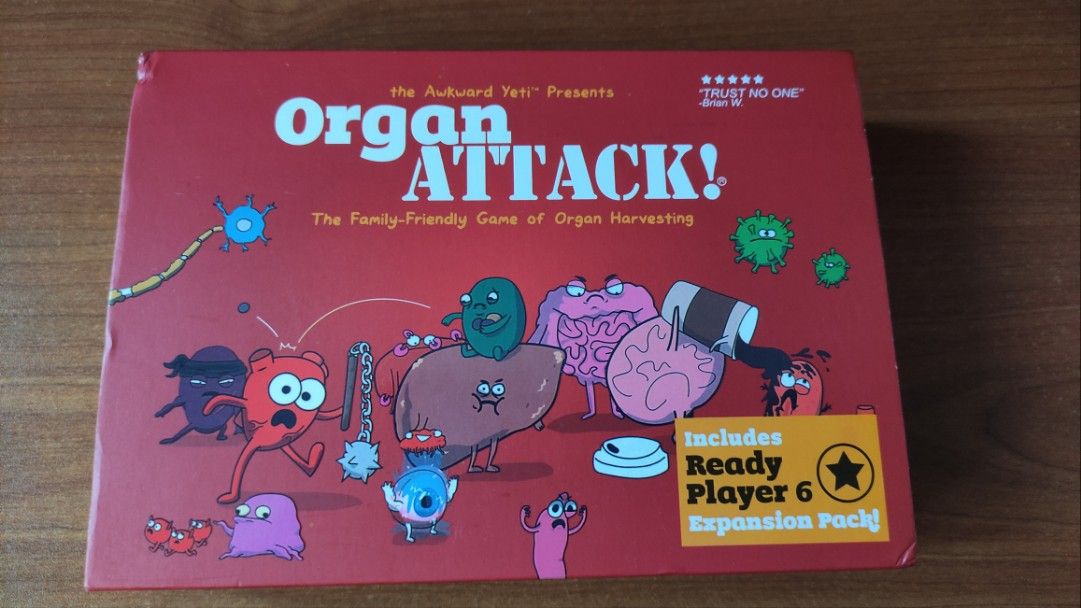 Organ Attack Card Game, Hobbies & Toys, Toys & Games on Carousell