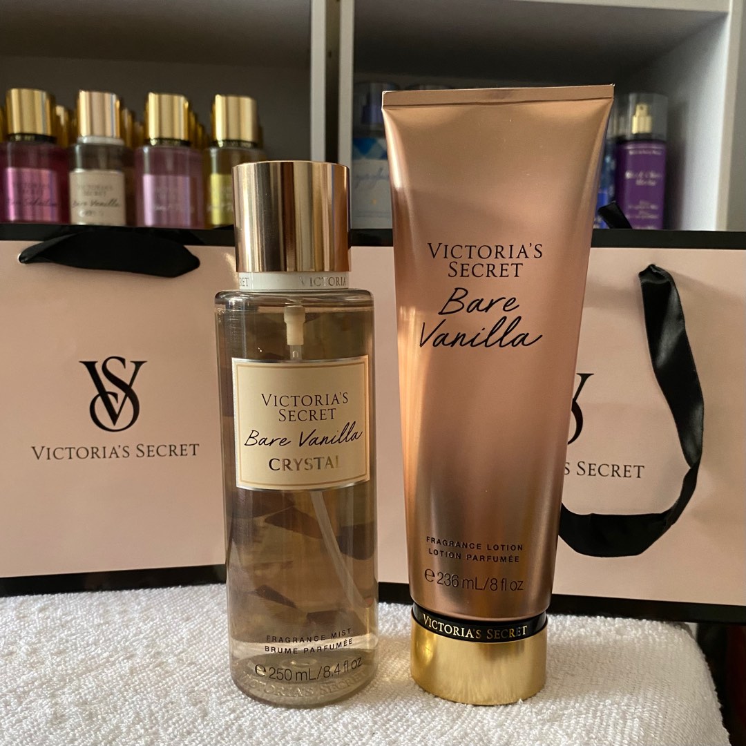 Original Victoria’s Secret BARE VANILLA Set, Beauty & Personal Care ...