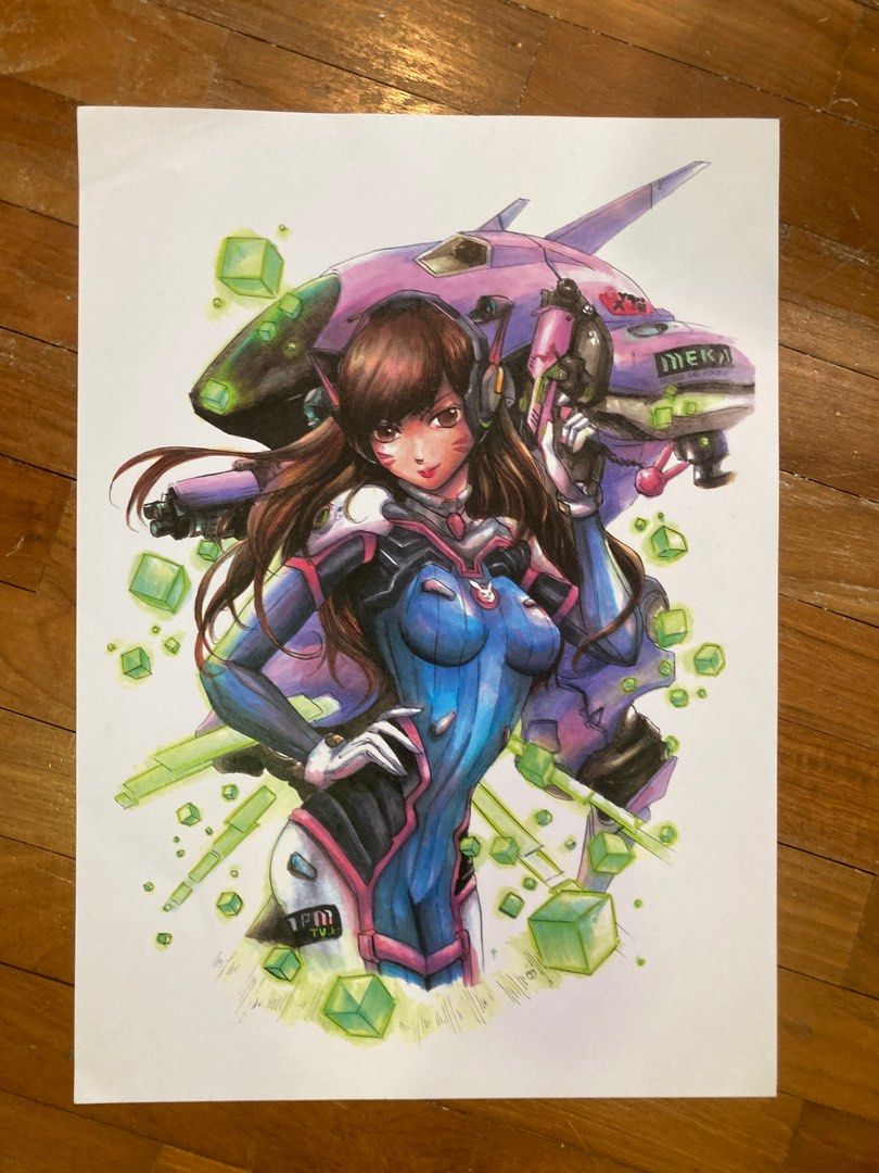 Overwatch A3 Posters, Hobbies & Toys, Toys & Games on Carousell