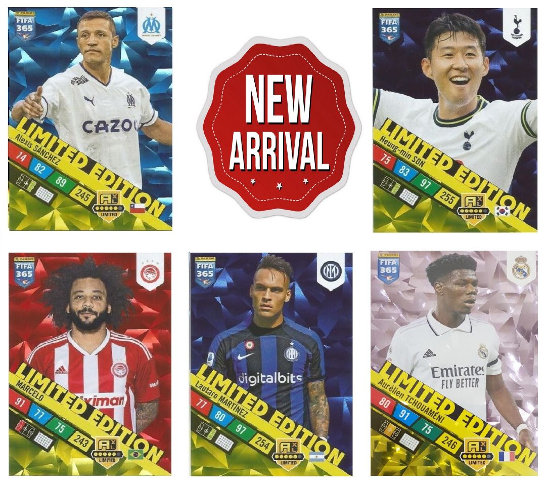 Panini FIFA 365 Adrenalyn XL 2023 - Limited Edition Cards (Messi ...