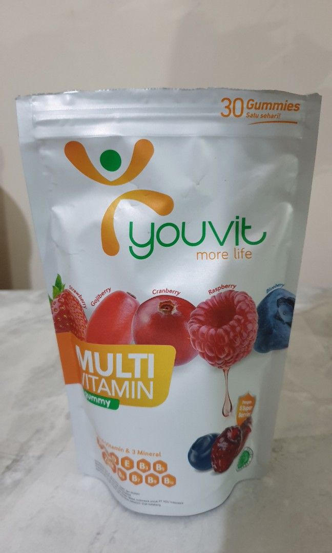 Permen youvit collagen, multivitamin, beauti+, Makanan & Minuman ...