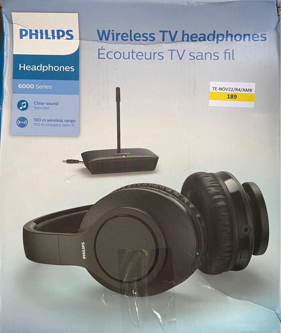 Philips TAH 6005 Wireless Headphone, Audio, Headphones & Headsets on ...