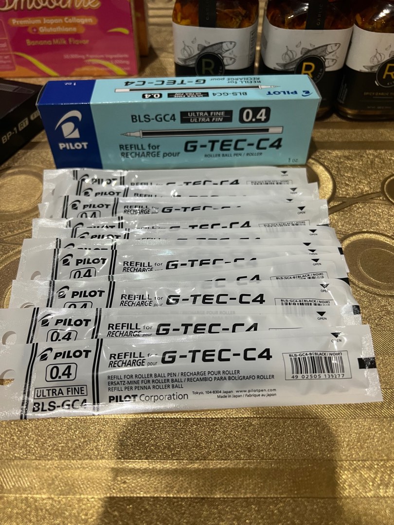 Pilot G-Tec-C4 Refill, Hobbies & Toys, Stationary & Craft, Stationery ...