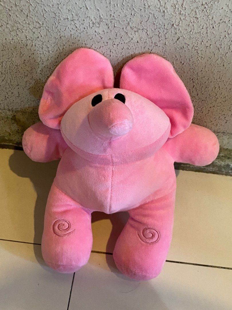 Pocoyo Pink elephant stuffed toy on Carousell