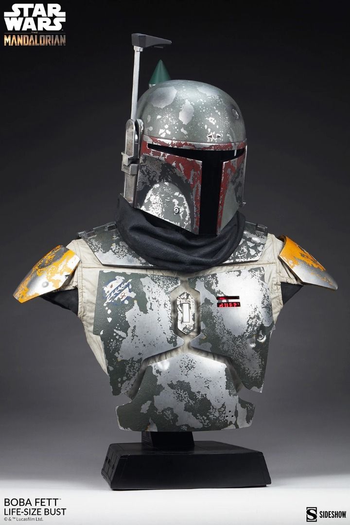 [PO] Sideshow 400375 The Mandalorian - Boba Fett Star Wars 1:1 Life ...
