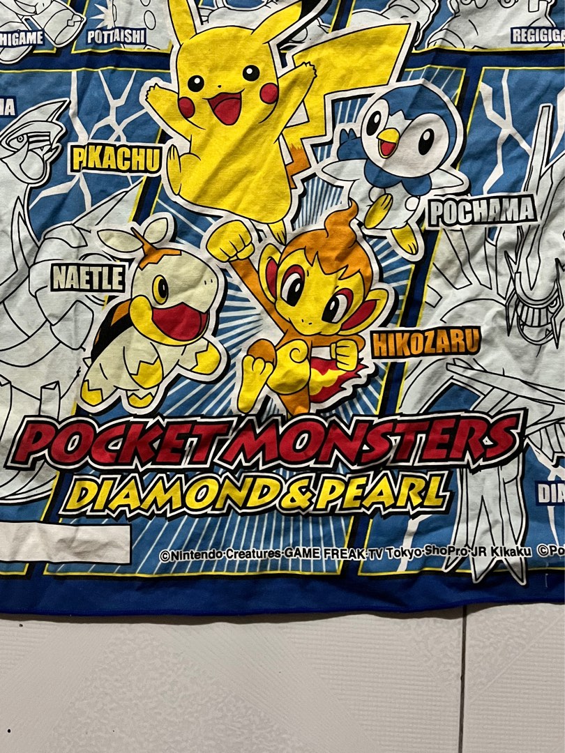 POKEMON POCKET MONSTER HANDKERCHIEF, Men's Fashion, Watches ...
