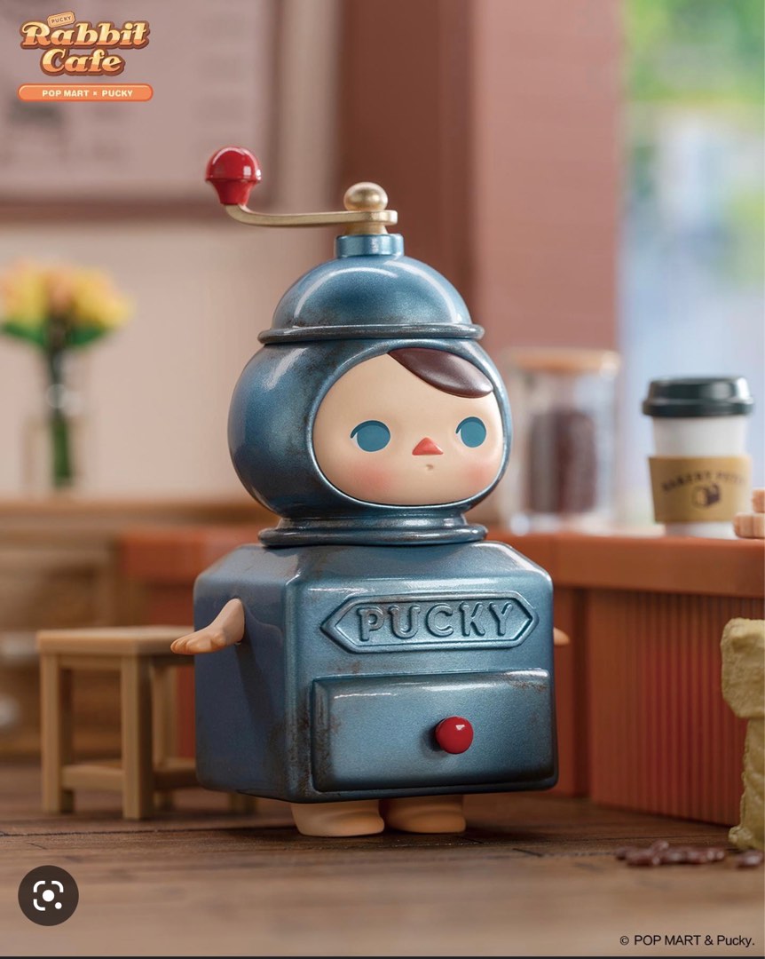 POPMART PUCKY RABBIT CAFE SERIES, Hobbies & Toys, Toys & Games on Carousell