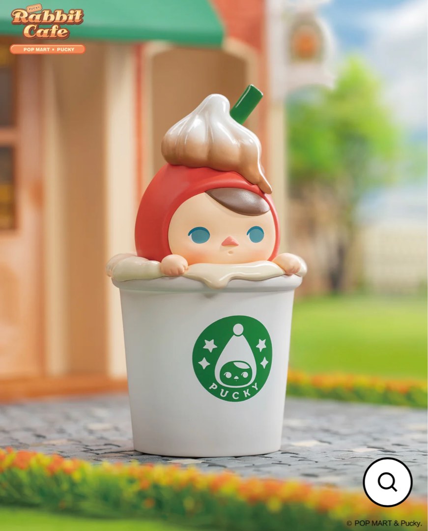 POPMART PUCKY RABBIT CAFE SERIES, Hobbies & Toys, Toys & Games on Carousell