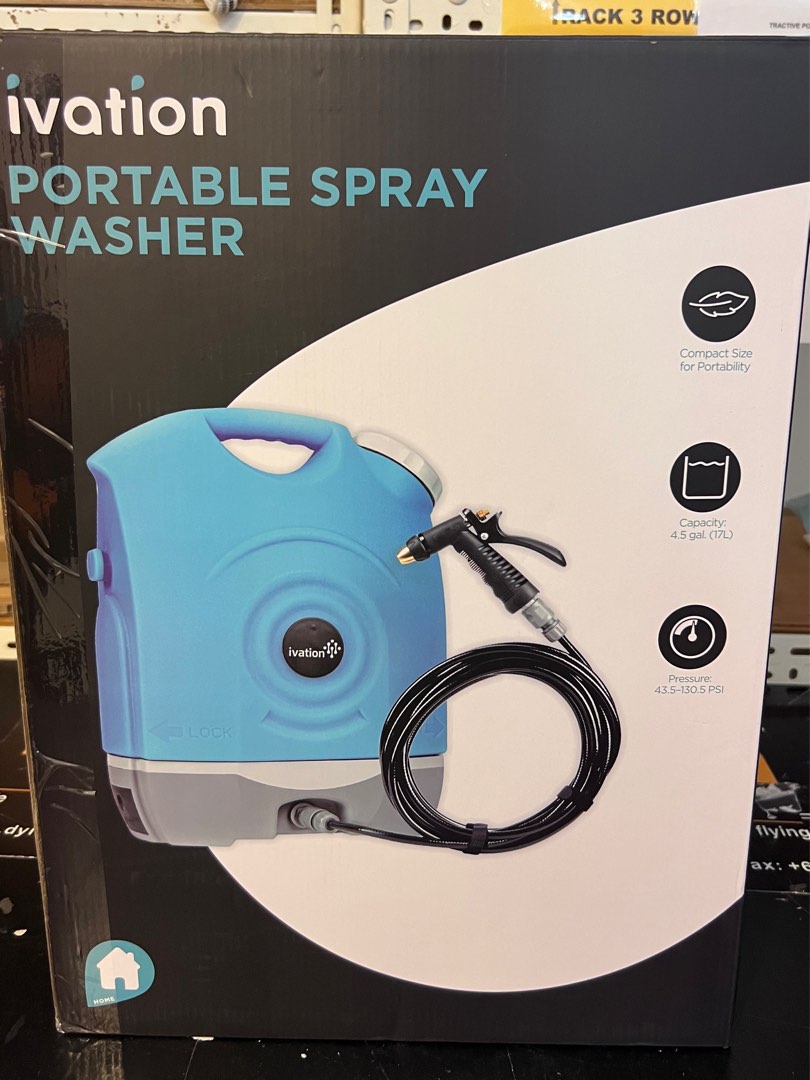 Portable Spray Washer, Car Accessories, Accessories on Carousell