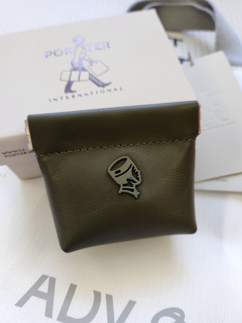 Porter Internation Centric Coin Case in Grape Green, Women's Fashion ...