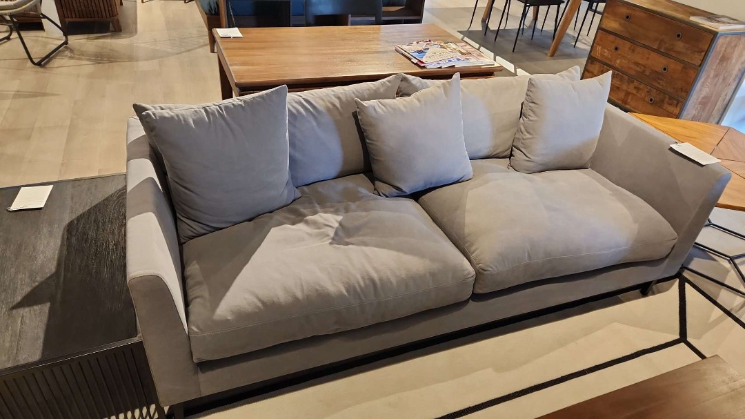 PR Living - Milan Sofa (ASH, 3 SEATER), Furniture & Home Living, Furniture, Sofas on Carousell