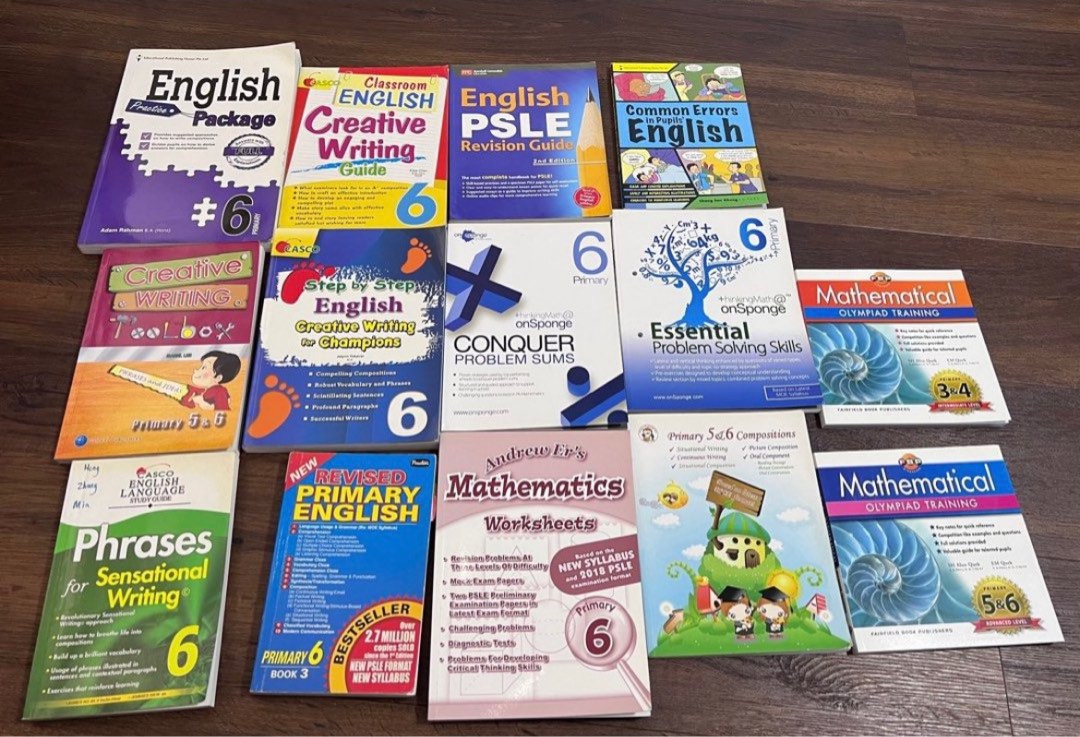 PRIMARY 6 PSLE SECONDARY SEC 1 SEC 2 BOOKS MARSHALL CAVENDISH MATH ...