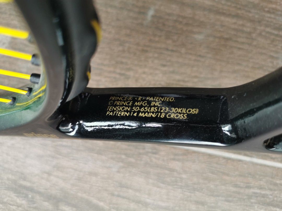 Prince Graphite II Mid Plus, Sports Equipment, Sports & Games, Racket ...