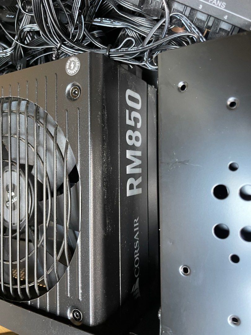 PSU: Corsair RM Series, RM850, 850 Watt, 80+ Gold Certified, Fully ...