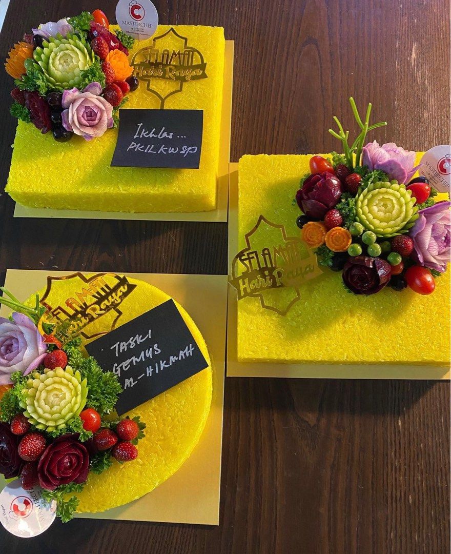 Pulut Kuning Berhias, Food & Drinks, Fresh Produce on Carousell