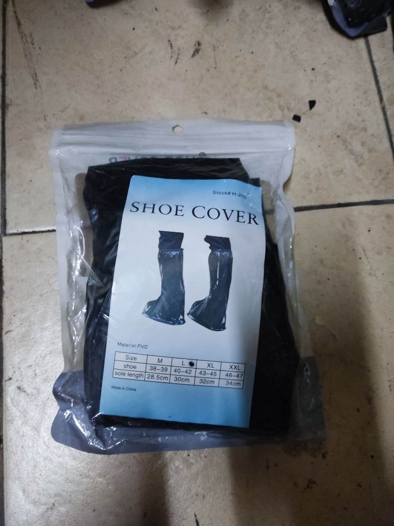 PVC Rain Shoe Cover, Men's Fashion, Footwear, Boots on Carousell