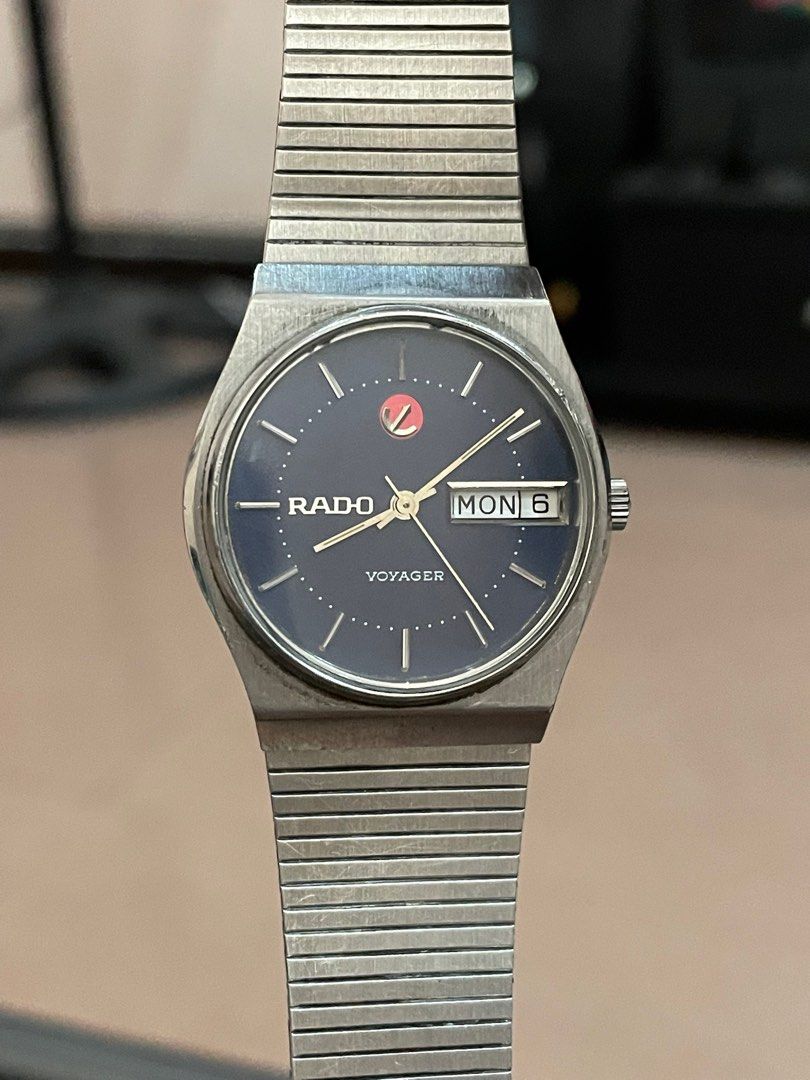 Rado Voyager Blue Dial, Luxury, Watches on Carousell