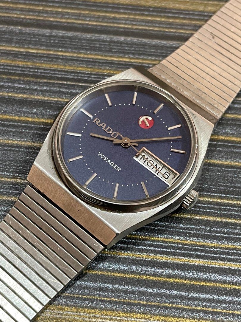 Rado Voyager Blue Dial, Luxury, Watches on Carousell