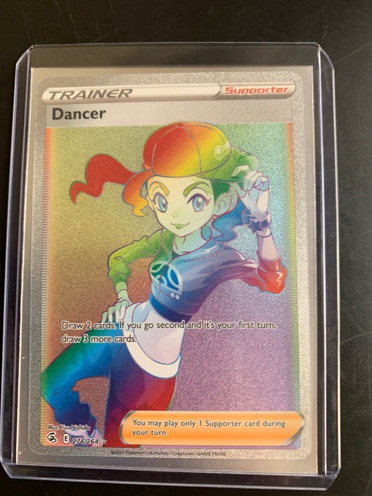 Rainbow rare Dancer Pokemon card, Hobbies & Toys, Toys & Games on Carousell