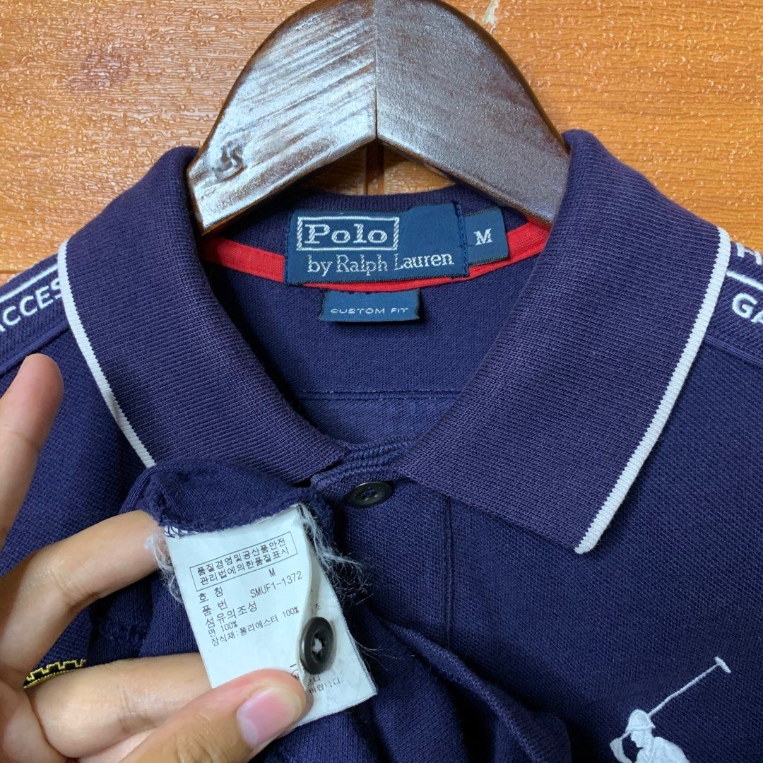 Ralph Lauren RL Racing Team Polo shirt USA, Men's Fashion, Tops & Sets ...