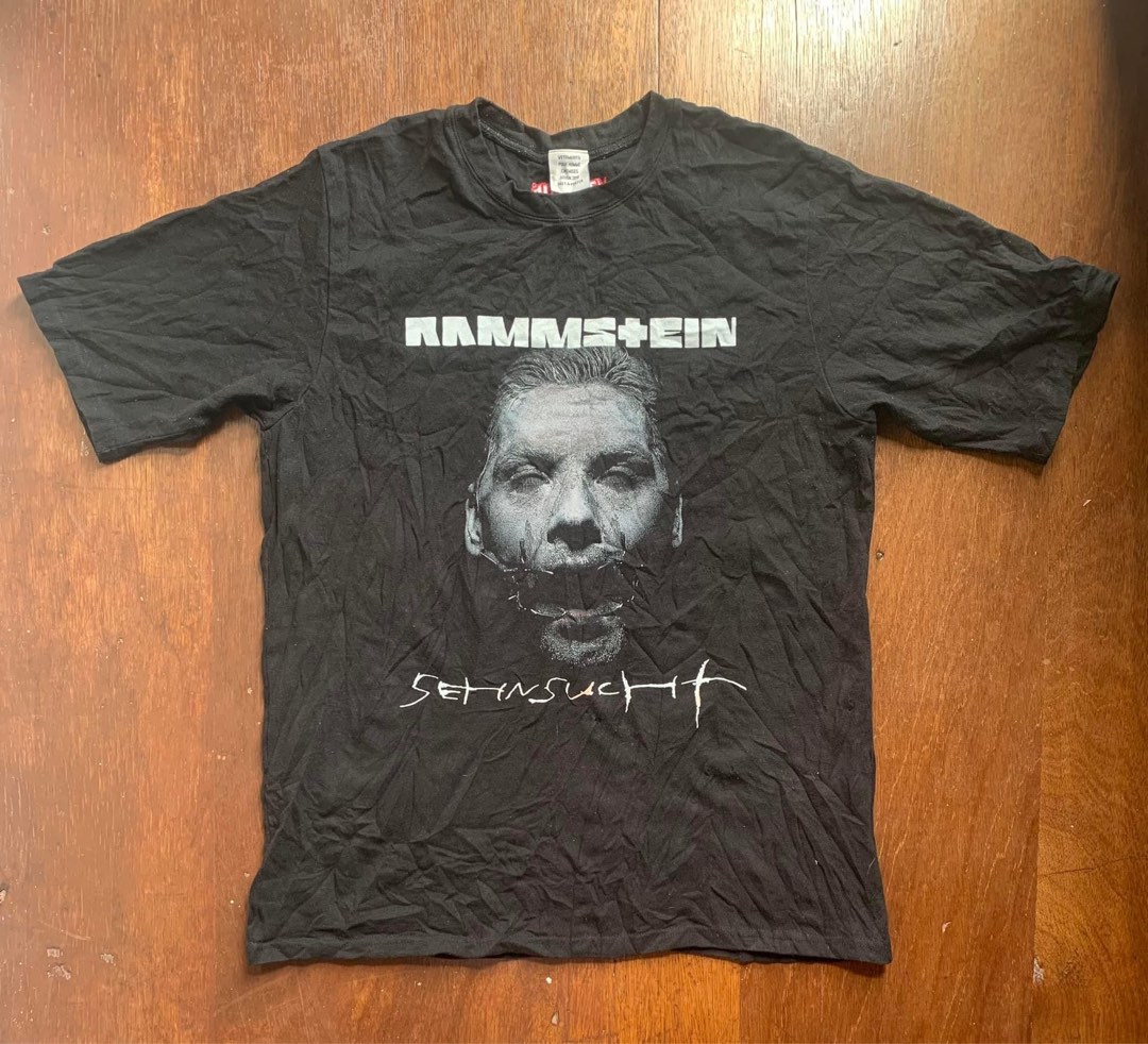 Rammstein metal band shirt by VETEMENTS vintage vibes, Men's Fashion ...