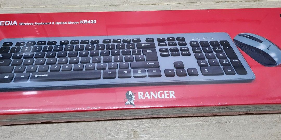 Ranger Wireless Keyboard and Optical Mouse KB430, Computers & Tech ...