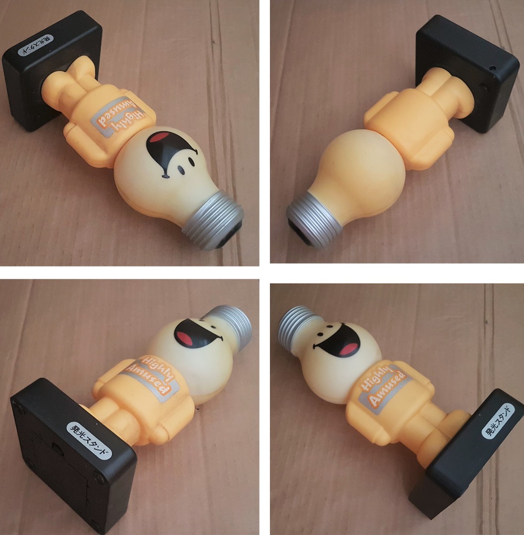 Rare Collectibles, Standing Light Bulb Figure, 9.5 inches tall ...