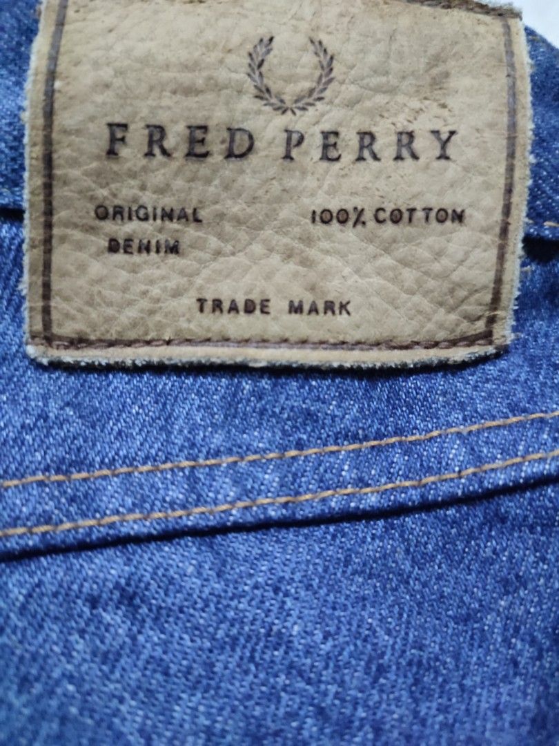 Rare fred perry denim made in Italy, Men's Fashion, Bottoms, Jeans on ...