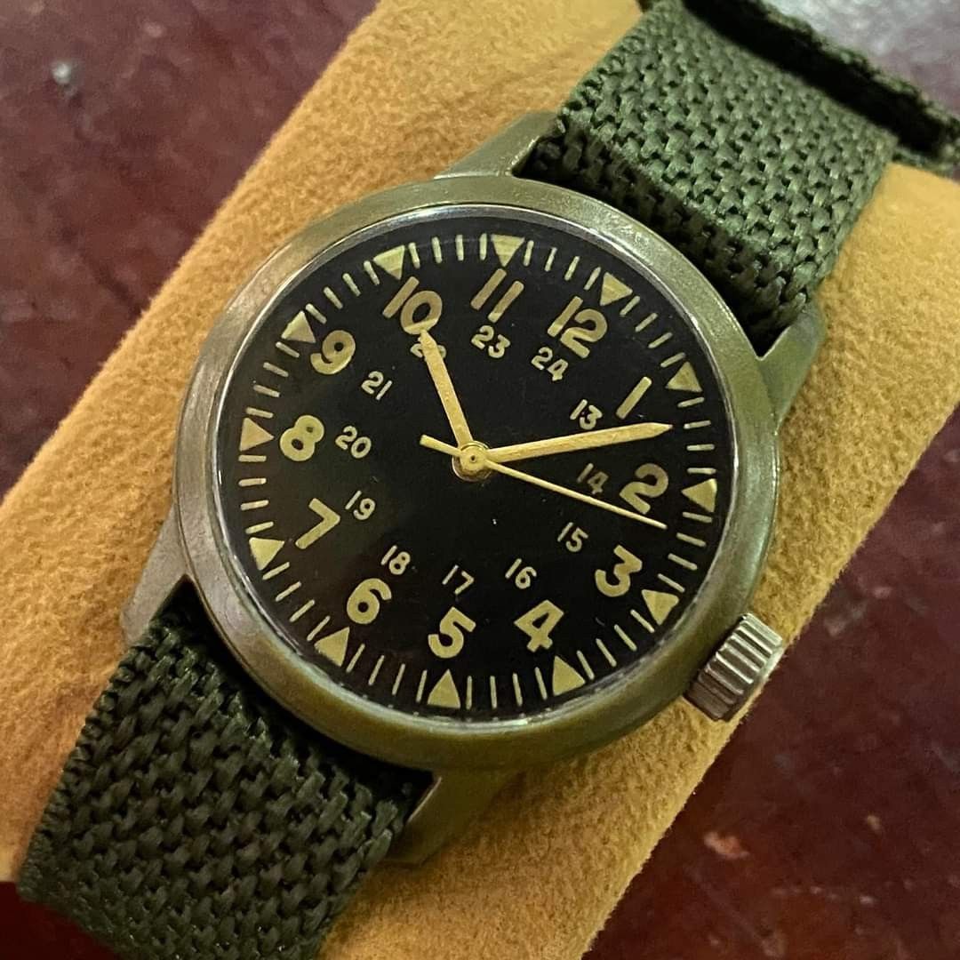 Rare Vintage US Army General Purpose Westclox from Vietnam War Military ...