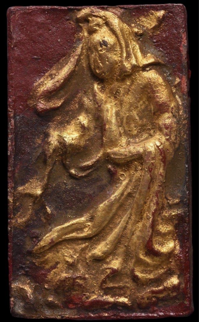 Red Mae Kuan Yin Guan Yin Taprachan Card Unworn Master: Phor Than Klai ...