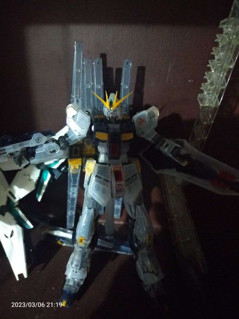 RG Nu gundam clear version with exclusive box, Hobbies & Toys, Toys ...