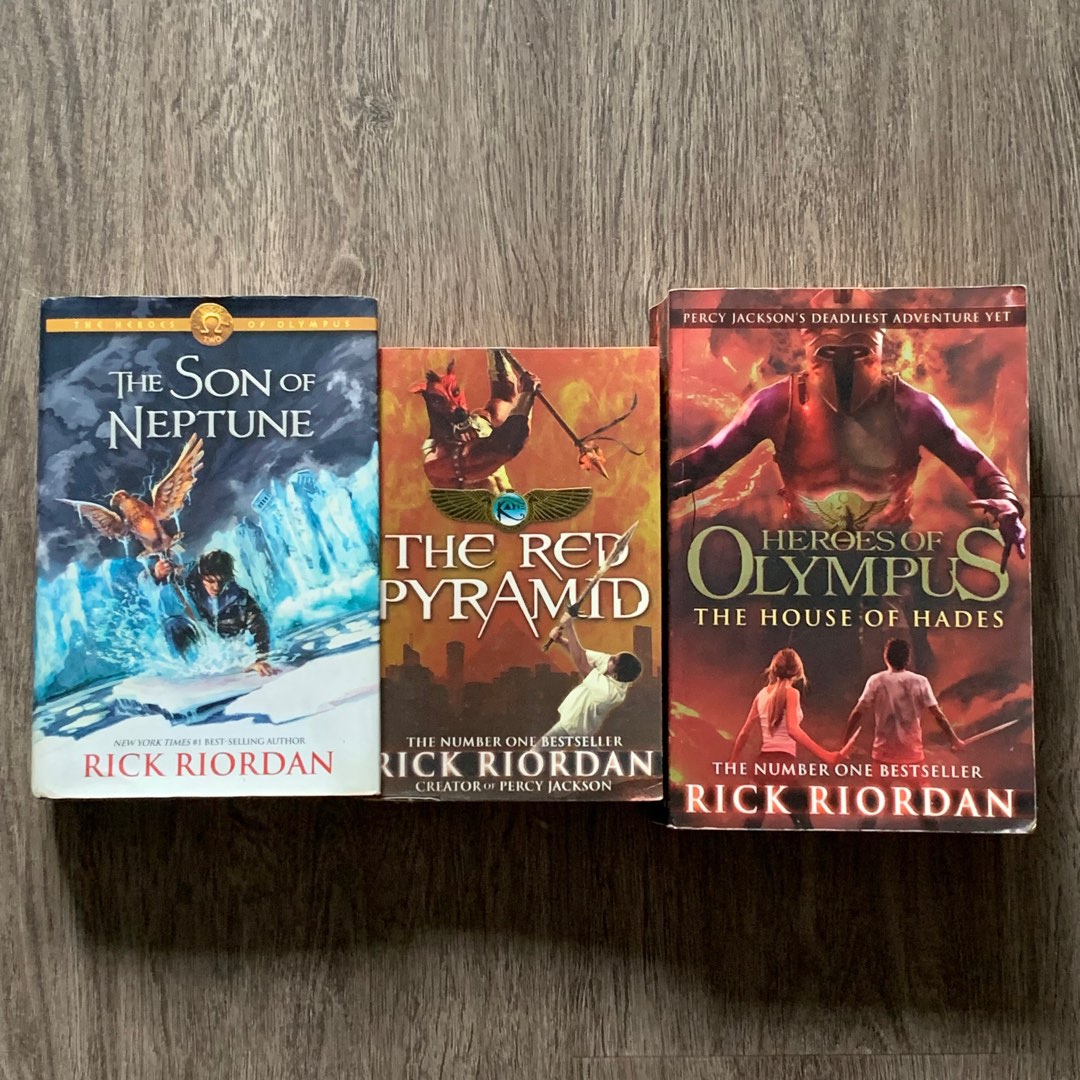 Rick Riordan Books (The Son of Neptune, The Red Pyramid, Heroes of ...