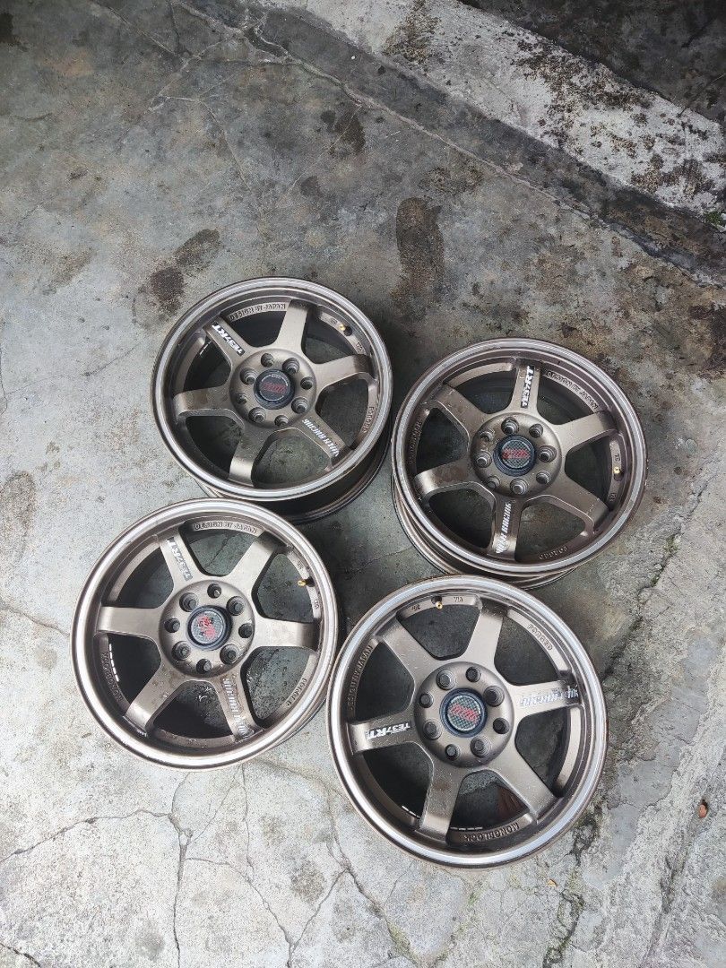 Rim Te37 RT 14", Auto Accessories on Carousell